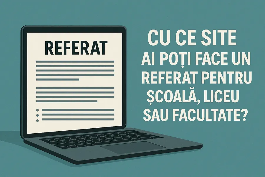 Cu ce ce Site AI poți face un Referat pentru Școală, Liceu sau Facultate?